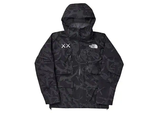 Kaws X The North Face Freeride Jacket - Tnf Black Dragline Print